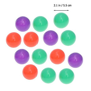 LIOOBO 200 Pcs Crush Proof Plastic Ball Colorful Ocean Ball Pool Play Balls for Baby Kids Toddlers (Macaron Mixed Color Mesh Bag Packing)
