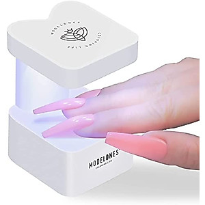 modelones Mini UV Light for Nails, UV Nail Lamp, Nail Light with 2 Timers for Fast Nail Extension, LED Nail Lamp, Portable USB Nail Dryer for Travel