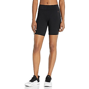 Danskin Women's Essentials Seven Inch Bike Short, Black, Large