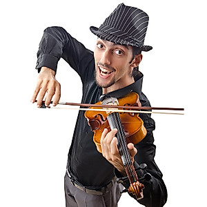 Mudder Metal Violin Mute Practice Violin Silencer for 1/2, 3/4, 4/4 Violin, Silver