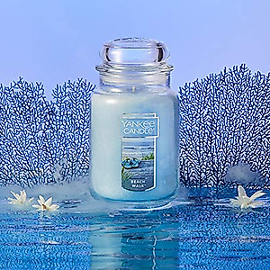 Yankee Candle Large Jar Candle Beach Walk & Large Jar Candle Clean Cotton