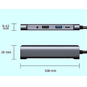 WJCCY Multi-Interface Station USB Splitter Computer Notebook Extended External Converter