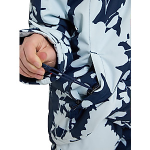 Burton Girls' Standard Bennett Jacket, Ballad Blue Camellia, X-Large