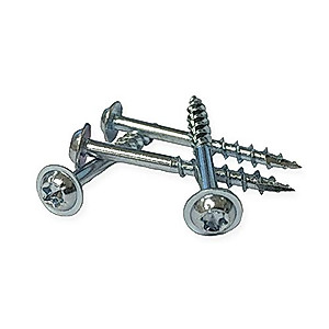 Milescraft 5209 Pocket Screw Kit 350- T20 Star Head Pocket Hole Screw Kit (350-Pieces)- 6 Sizes + Bonus 6inch Magnetic Driver Included-All Screws Needed for Pocket Hole Joinery