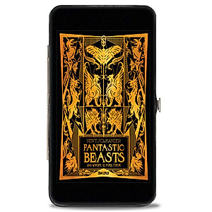 Buckle-Down Women's Hinge Wallet-Fantastic Beasts, 7" x 4"