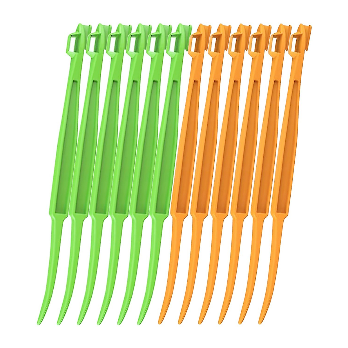 Orange Peeler Tool for Kitchen - 12 Pcs Citrus Peelers for Fruit Lemon Mango Banana, Plastic Fruit Peeler Easy Open