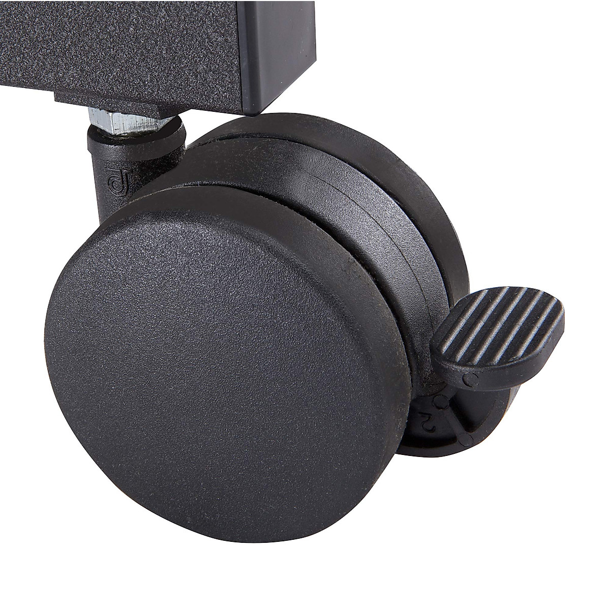 Safco Products 1210BL Carpet Casters with Alphabetter Desk, Black Classroom and Home School Desk