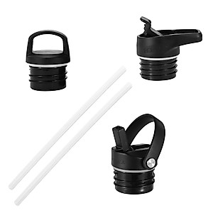 IRON °FLASK Sports Water Bottle - 3 Lids (Narrow Straw Lid) Leak Proof Vacuum Insulated Stainless Steel - Hot & Cold Double Walled Insulated Thermos, Durable Metal Canteen - Cotton Candy, 20 Oz