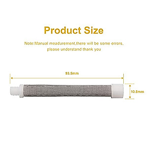 Yeesonda 500-200-06 60 Mesh Airless Paint Spray Gun Filter Compatible for Titan LX80 and LX80II (5/Pack)
