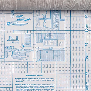 LovingWay Light Grey Wood Grain Shelf and Drawer Liner 17.7x177 Inch Self-Adheive PVC Home Shop Furnitures Decor Sticker Easy Install