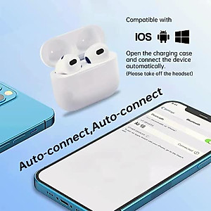 KAHPAN Wireless Earbuds, Bluetooth 5.3 Earbuds with 30H Playtime, IPX7 Waterproof Stereo Sound True Wireless Earbuds Built-in Microphone, Bluetooth Headphones for Sport and Working