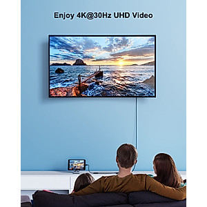 CableCreation USB C to HDMI Cable 16FT, USB Type C to HDMI Cable 4K, Compatible with iPhone 15/15 Plus/15 Pro/15 Pro Max, MacBook Pro 2020, iPad Pro 2020, Surface Go, XPS 13, Yoga 920, G7, Galaxy S23