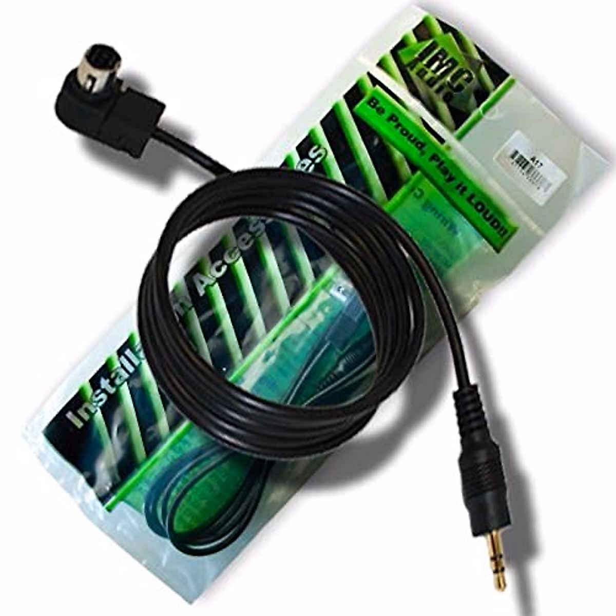 Alpine CDA-9885 CDA-9886 CDA-9886M IDA-X303 IDA-X305 IDA-X305S CDA-7839 CDA-7842 CDA-7843 CDA-7844 Ai-net to 3.5mm Aux Input Cable Headphone Jack Ainet