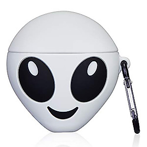 Oqplog for Airpod Pro for AirPods Pro 2019/Pro 2 Gen 2022 Case 3D Cute Fun Cartoon Funny Character Air Pods Pro Cover for Girls Women Teen Boys Unique Kawaii Trendy Silicone Cases – Luminous Alien