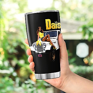 Tumbler 30 Oz Daisy Coffee Duke Stainless And Insulated Dixie Steel with Lid and Straw