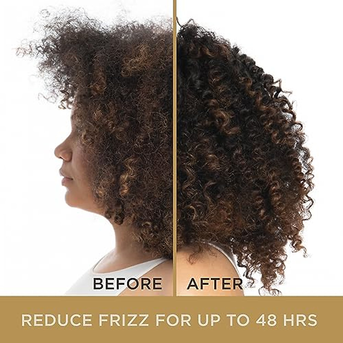 Carol's Daughter Goddess Strength True Stretch Defining Hair Cream For Wavy, Coily and Curly Hair, Curl Defining Cream with Castor Oil for Weak Hair, 6.8 Fl Oz