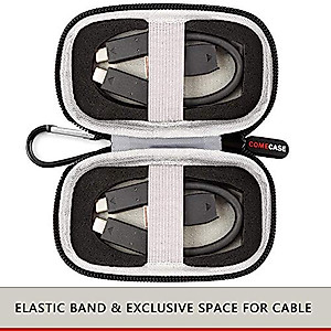 Holds 2 SSD Hard Drive Case Compatible with SanDisk 1TB/2TB/250GB/500GB Extreme Portable External SSD - SDSSDE60-G25, Also for USB 3.2 Gen 2 - SDSSDE61 (Not Fit for Sandisk Extreme Pro) - Dark Blue