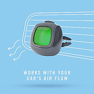 Febreze Car Air Fresheners, Platinum Ice Scent, Odor Fighter for Strong Odor, Car Vent Clips (3 Count)