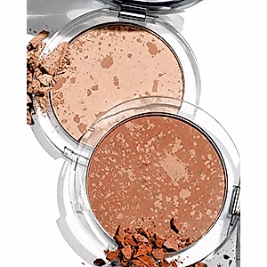 PÜR MINERALS Bronzing Act Matte Bronzer Powder - Illuminating Bronzer For Face & Body Contour - Brightening Bronzer Makeup For Natural-Looking Glowing Skin - Vegan, Cruelty-Free Bronzer