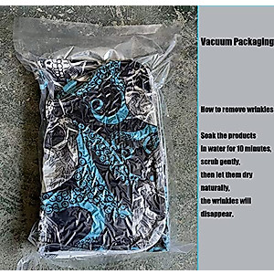 LXHG 4 Pcs Skull Pattern Shower Curtain Set with Bath Rugs and Mat, Toilet Lid Cover, 12 Hooks, Bathroom Sets with Shower Curtain and Rugs,Blue