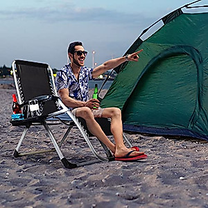 6 Pieces Gravity Chair Set, Gravity Chair Fabric, Gravity Chair Tray, Replacement Bungee Cord Trays for Carrying Cellphone, Snack, Water, Black Recliner Mesh Canvas Elastic Bungee Cord