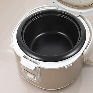 MAGICLULU Small Rice Cooker Liner 1.58-Qt Cooking Pot Liner Replacement Mini Non-stick Rice Cooker Pots for Rice Cooker 8.25 x 8.25 x 3.54Inch Black