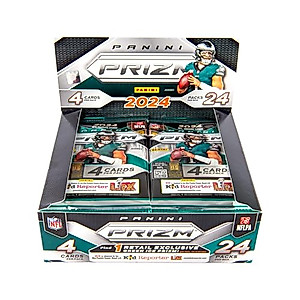 2024 Panini PRIZM NFL Football Trading Cards 24-Count Retail Box