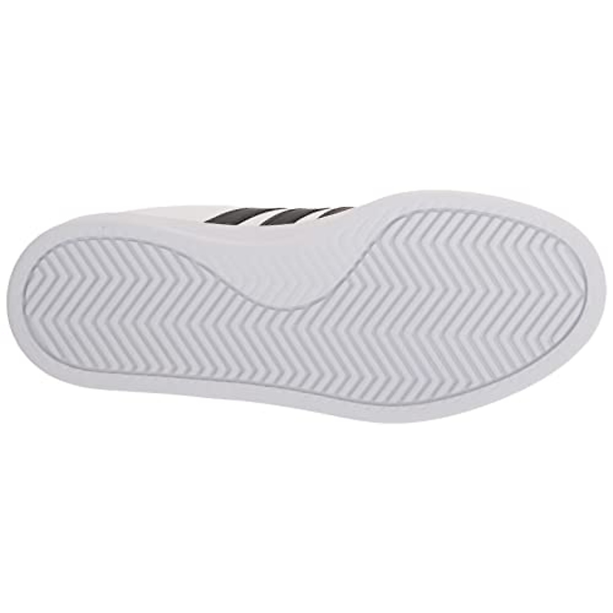 adidas Women's Grand Court 2.0 Tennis Shoe, FTWR White/Core Black/Core Black, 8.5