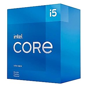 Intel® Core™ i5-11400F Desktop Processor 6 Cores up to 4.4 GHz LGA1200 (Intel® 500 Series & Select 400 Series Chipset) 65W