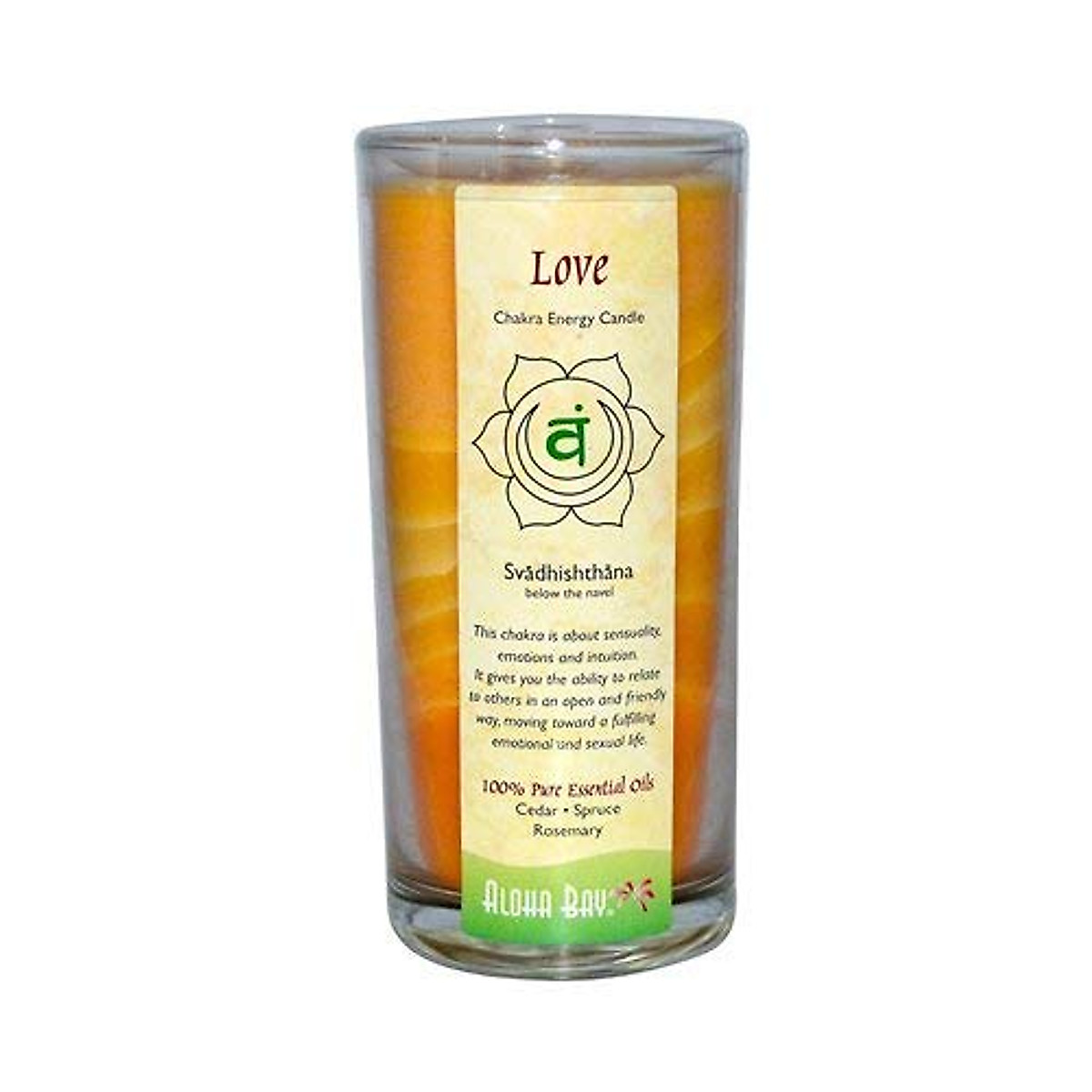 Aloha Bay Chakra Jar Cndl Love 11 Oz