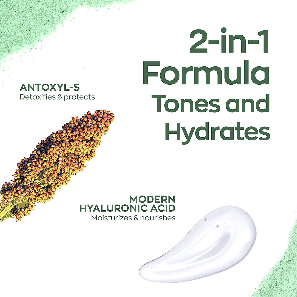 Elizabeth Mott Hyaluronic Acid Toner for Face & Moisturizing Glow Essence with Antoxyl-S, K-Beauty Hydrating Skincare for Dry or Sensitive Skin, Cruelty-Free, Vegan 2-in-1 Toner Serum 5.07 fl oz