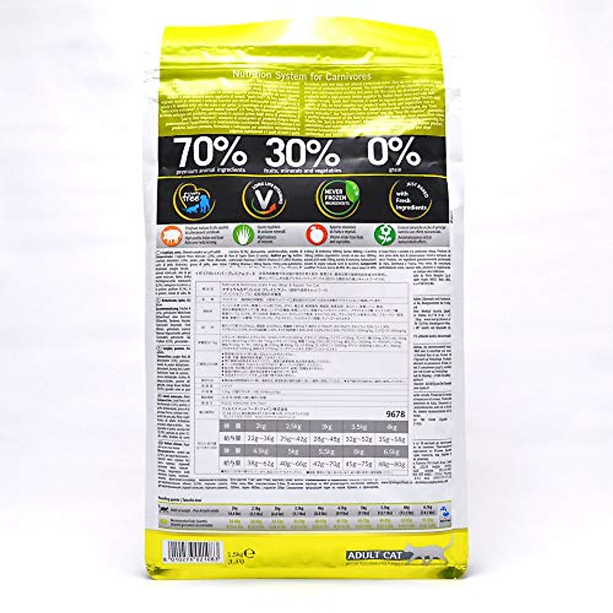 Farmina Natural And Delicious Boar And Apple Grain-Free Formula Dry Cat Food, 3.3 Pound Bag