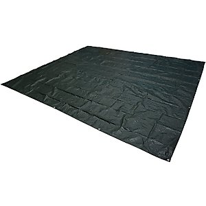 Amazon Basics Waterproof Camping Tarp, 9.5 ft × 11.3 ft, Dark Green
