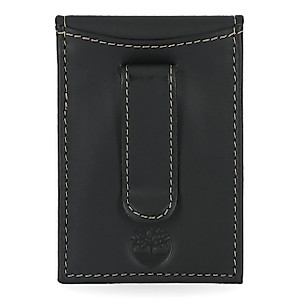 Timberland Men's Slim Leather Front Pocket Credit Card Holder Wallet,Compact,Slim