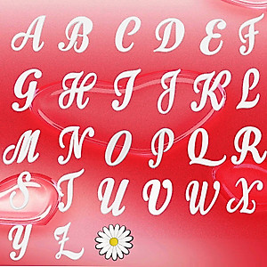 Hroatpk 2pcs Charms for Bogg Bag, Letter Charms Decorative Alphabet Lettering Accessories Insert Charms Compatible with Bogg Bag, Beach Bag, Rubber Tote Bag (Letter K+Flower)