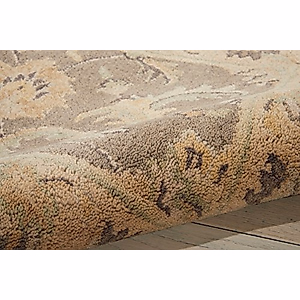 Nourison Jaipur Taupe Rectangle Area Rug, 5-Feet 6-Inches by 8-Feet 6-Inches (5'6" x 8'6")