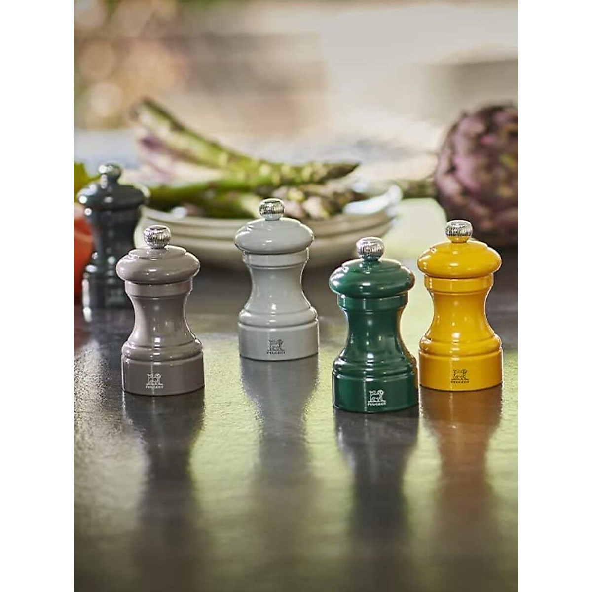 Peugeot Bistro Pepper Mill Pistachio 10cm-4in.