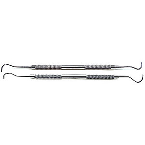 Dental Scaler Anterior Posterior New Periodontics Instrument 2 Pcs Set Sickle H6/h7, Jaquette U15/30