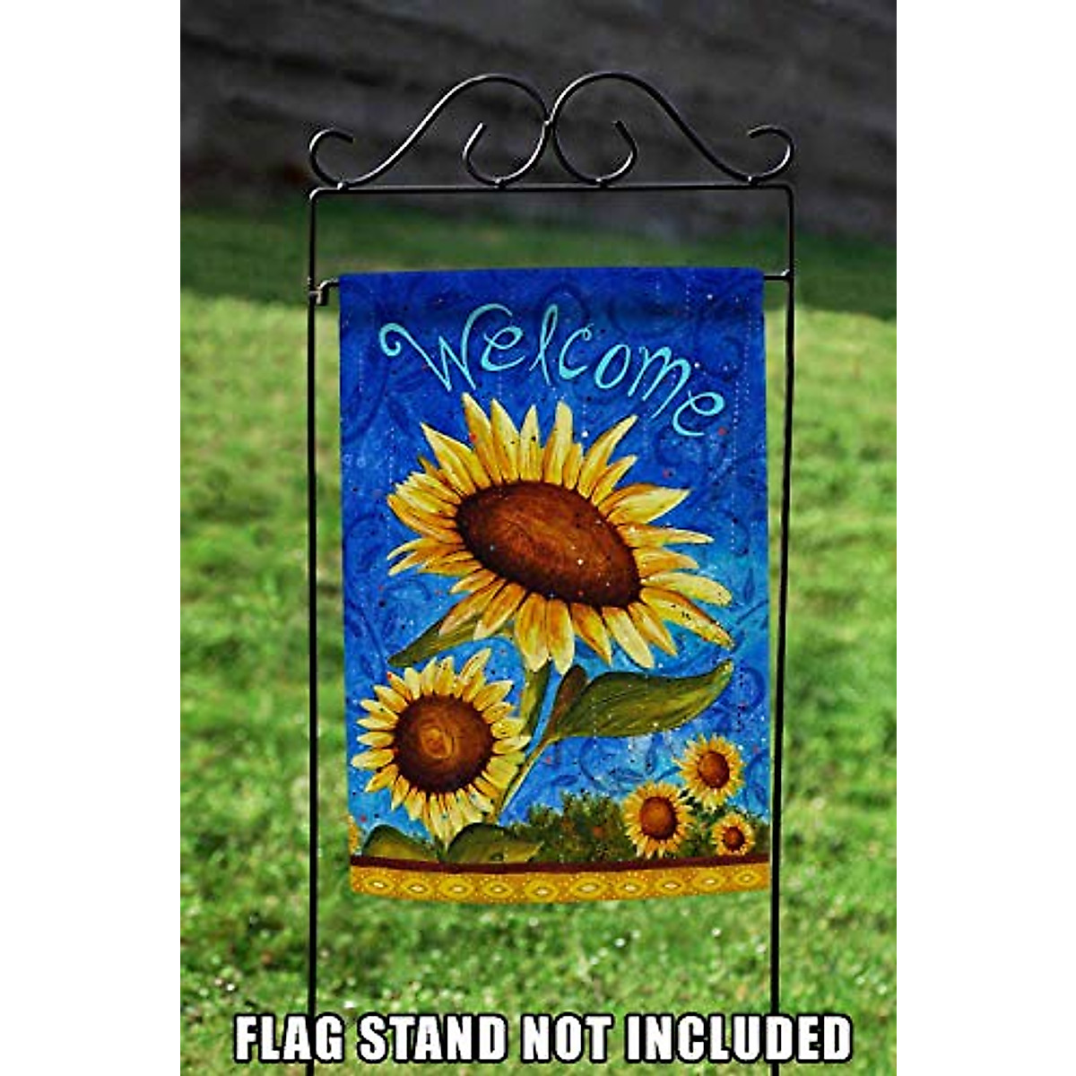 Toland Home Garden 119500 Sweet Sunflowers Spring Flag 12x18 Inch Double Sided Spring Garden Flag for Outdoor House summer Fall Flag Yard Decoration