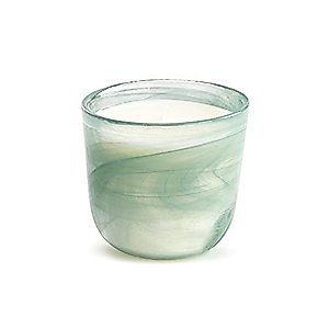 Restore Silver Sage Leaf Scented Amber Citrus 7 Ounce Glass Soy Giving Candle