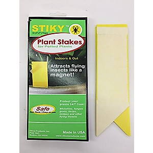 Stiky Strips Plant Stakes for Potted Plants (10 Pack)