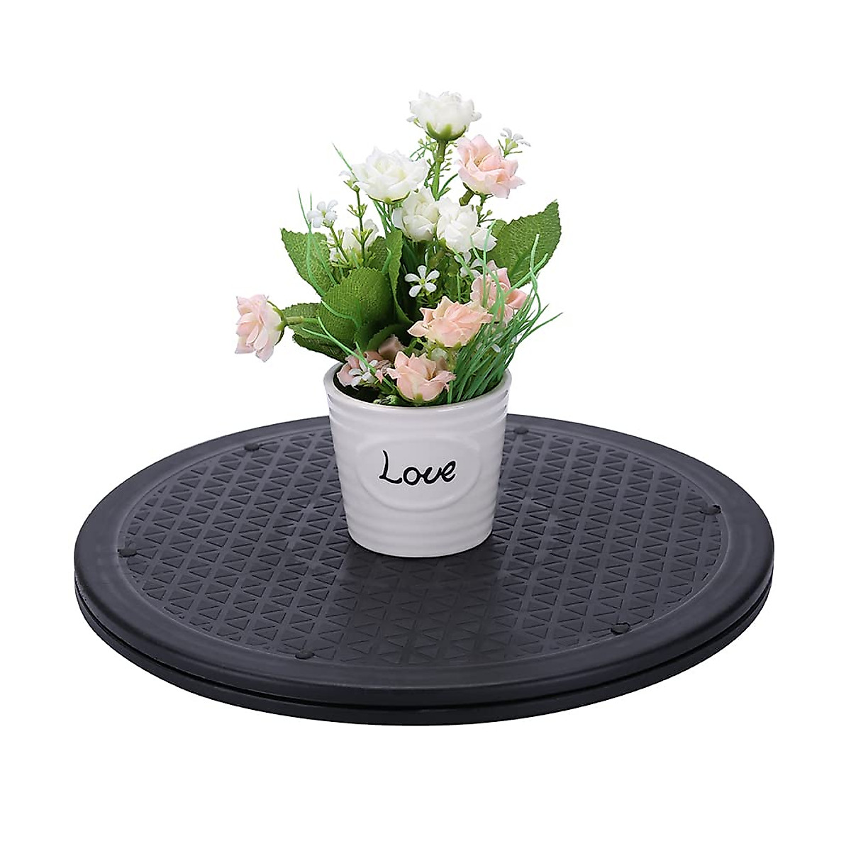 Aketek 12 Inch Heavy Duty Rotating Swivel Steel Ball Bearings Stand Monitor/TV/Turntable/Lazy