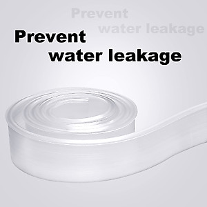 108 Inch Clear Shower Door Bottom Seal T Shaped Shower Door Seal Strip Framed Shower Door Drip Sweep Replacement Parts for Bathroom