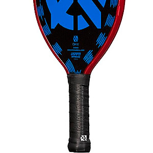 Onix Graphite Evoke Tear Drop Pickleball Paddle Features Tear Drop Shape, Polypropylene Core, and Graphite Face, Blue