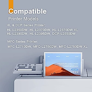 InkNI TN 760 Remanufactured Toner Cartridge Replacement for Brother TN760 TN-760 TN730 for HL-L2350DW MFC-L2710DW HL-L2325DW MFC-L2690DW DCP-L2550DW HL-L2325DW HL-L2390DW (Black, 3-Pack)