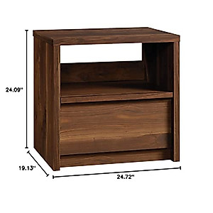 Sauder Harvey Park Night Stand, Grand Walnut finish