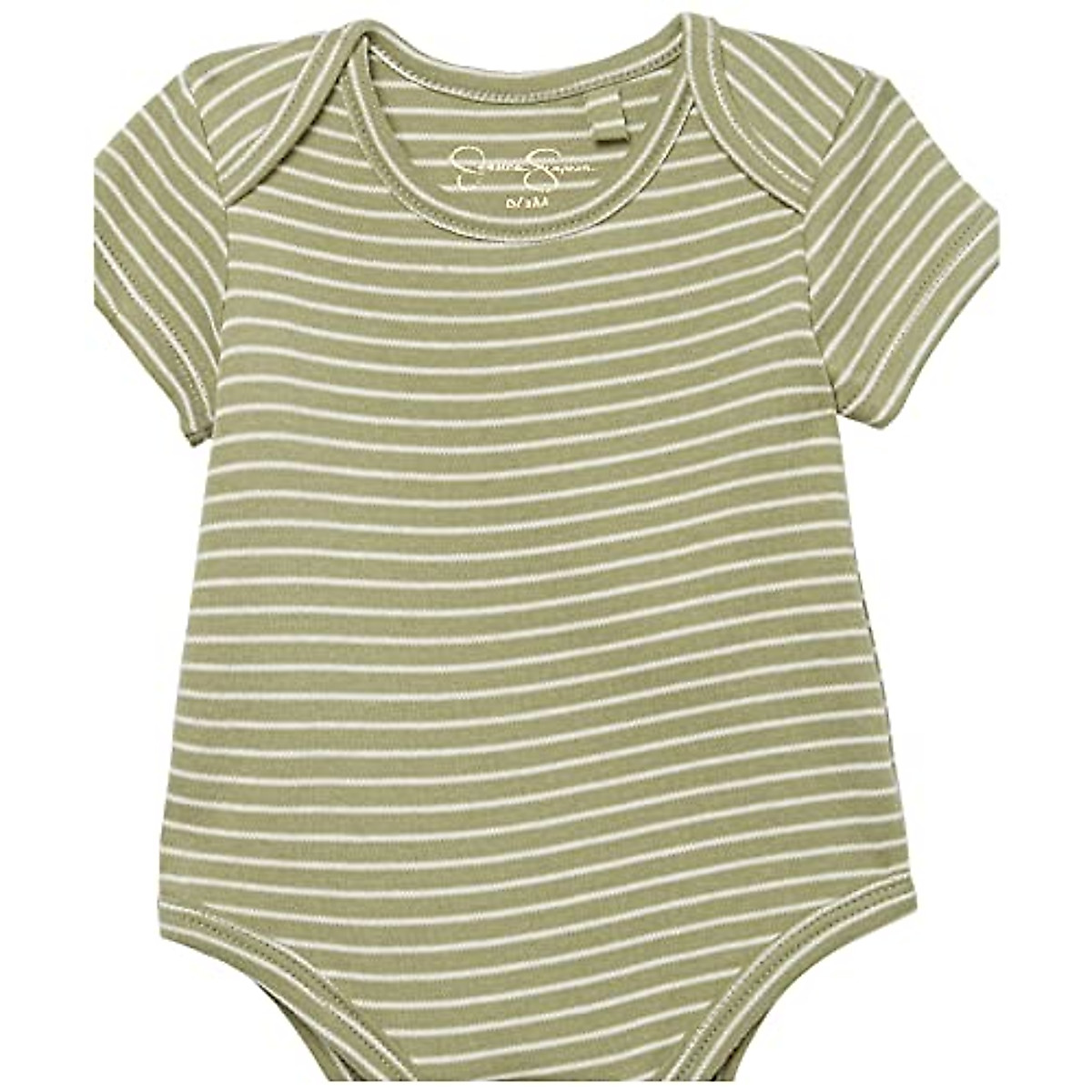 Jessica Simpson Girls' 3-Pack Short Sleeve Bodysuit, Fall Floral, 6-9 Months