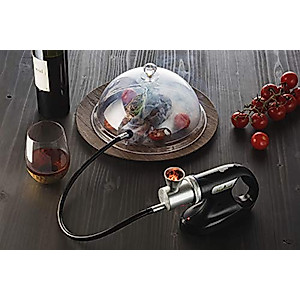 Mitbak Cocktail Smoker With Dome Lid And Woodchips | Electric Food And Drink Portable Smoking Gun| Indoor-Outdoor Smoke Infuser Machine | Excellent Gift