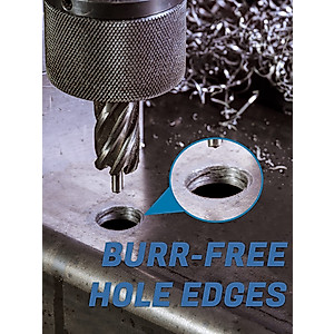 Lichamp Annular Cutter Set, M2 HSS Mag Drill Bits for Magnetic Drill Press Hard Steel Drill Project, 6 Pack with 1/2" to 1-1/16" Diameter and 1" Cutting Depth with case