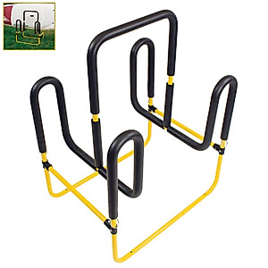 Suspenz Double-Up SUP Stand, Holds 2 Stand Up Paddle Boards or Surfboards, Yellow (22-9936)